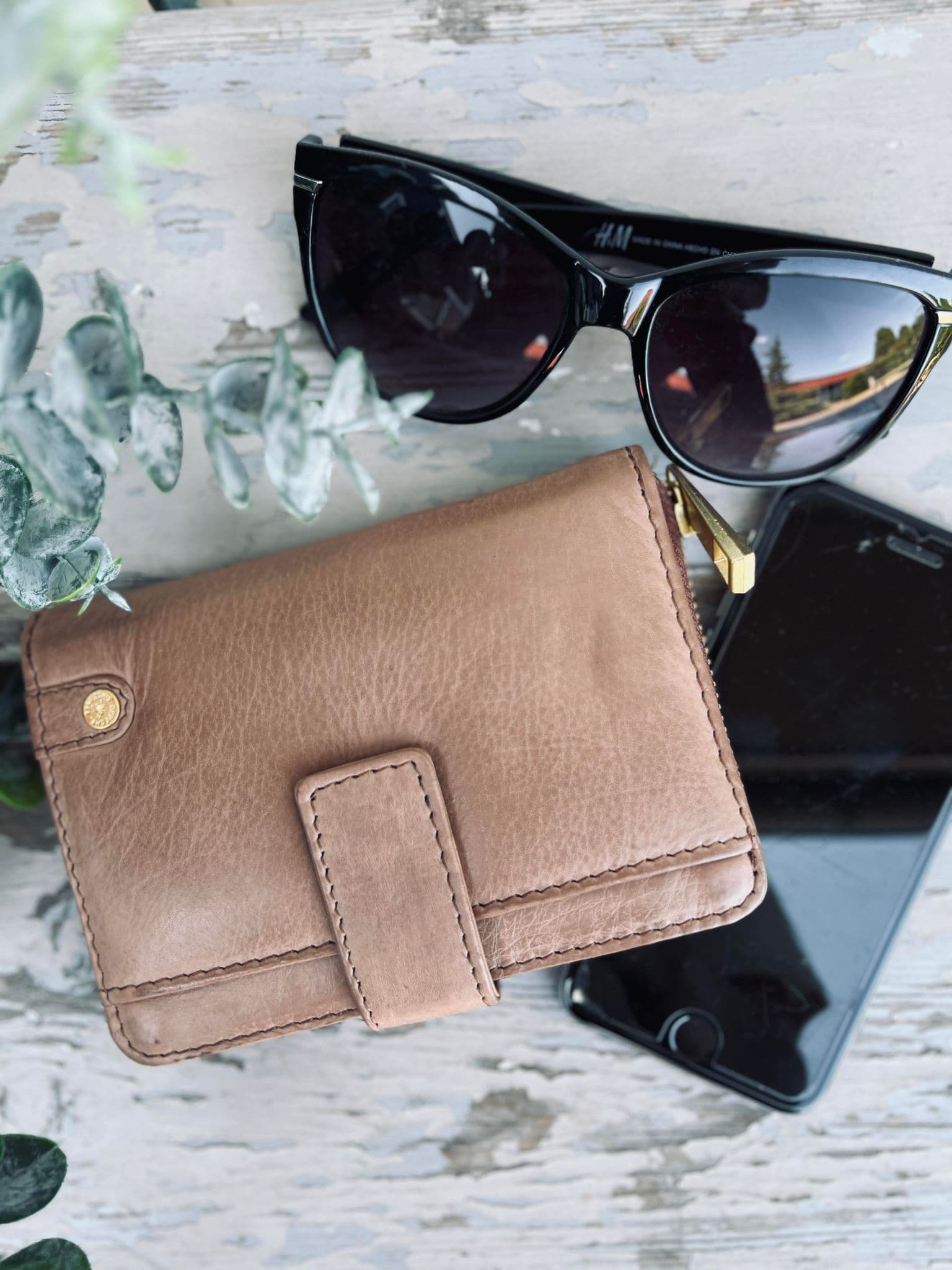 Pung i lækker blød skind - Golden honey – VIAMAJA