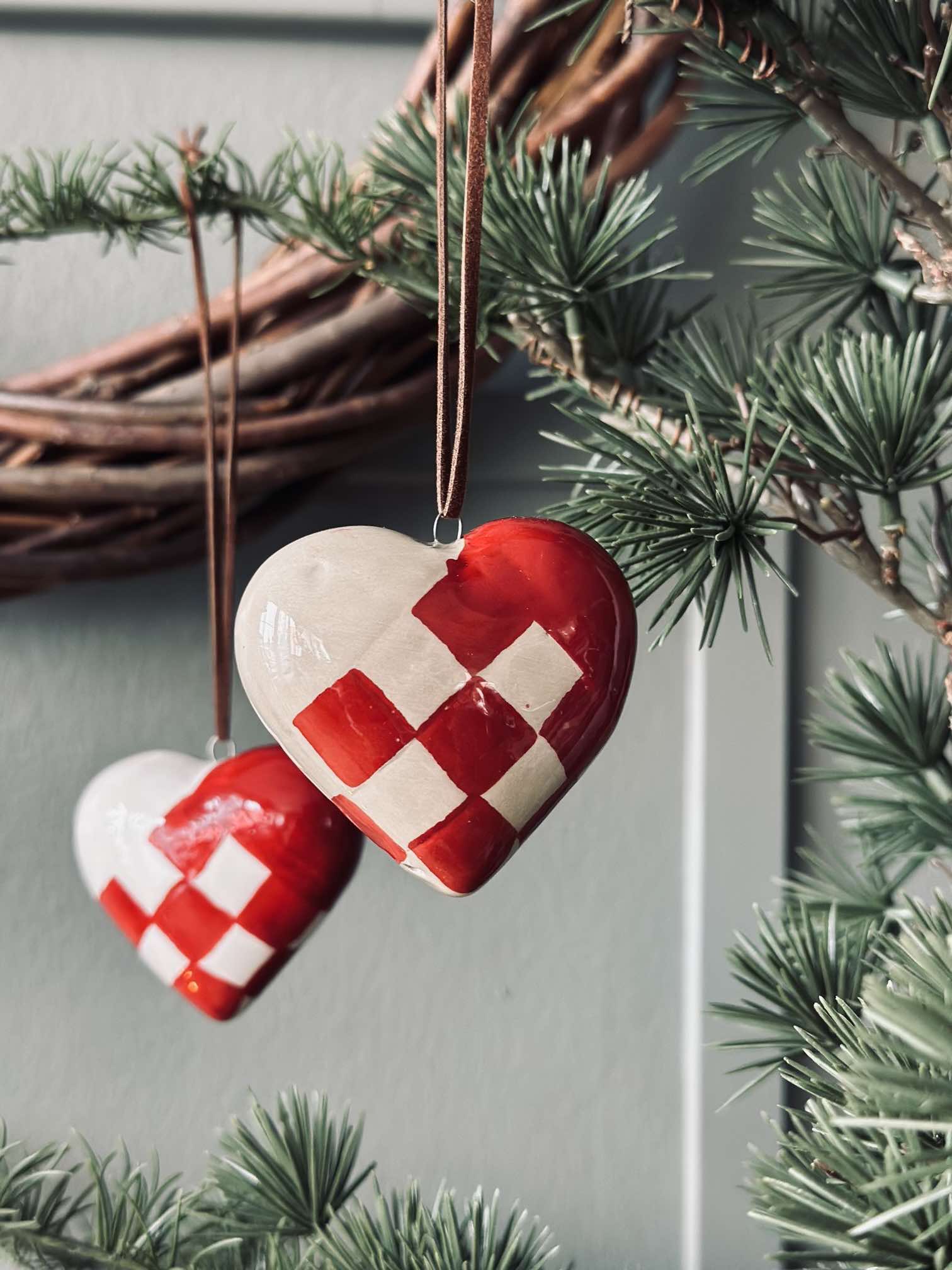 Julehjerte med ophæng – VIAMAJA