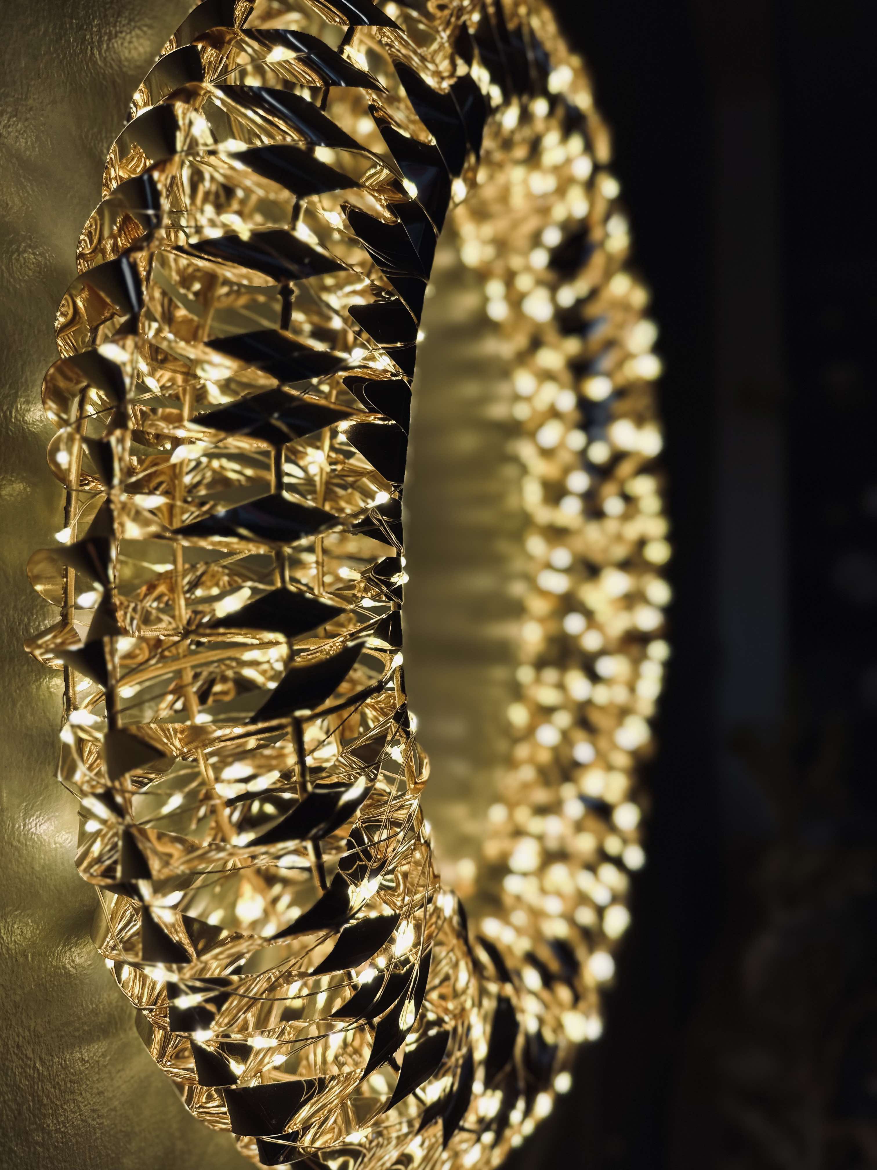 Krans med mikro led lys - 38cm – VIAMAJA