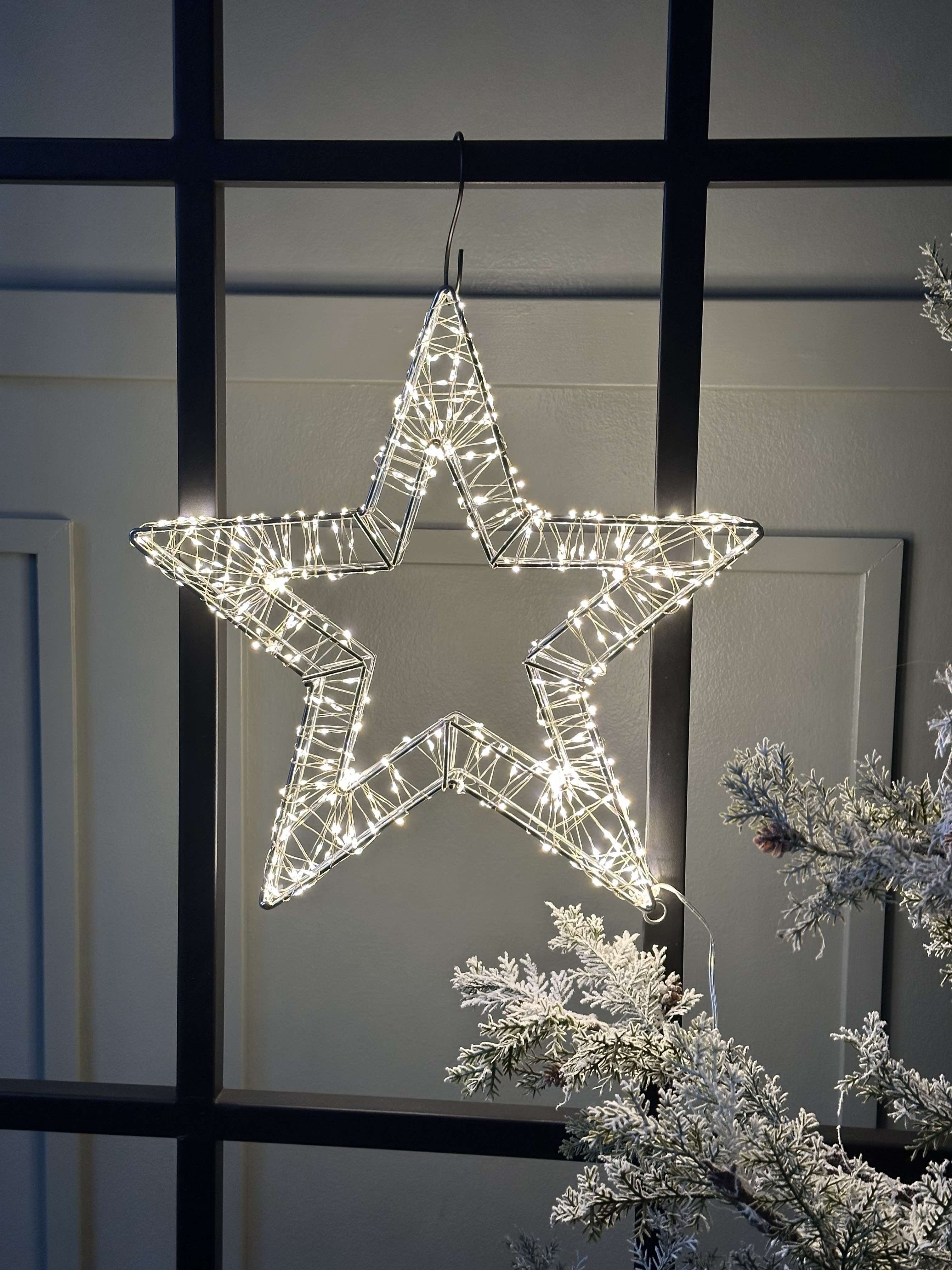 Stjerne med led lys - Godkendt til inde og ude – VIAMAJA
