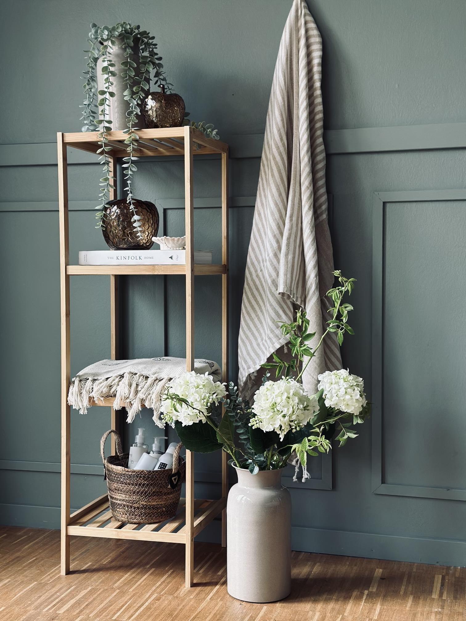 Reol med 4 hylder - Bambus – VIAMAJA