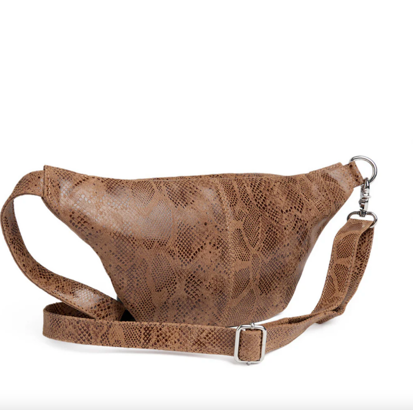 Bumbag Aura - Snake | blød læderbæltetaske – VIAMAJA