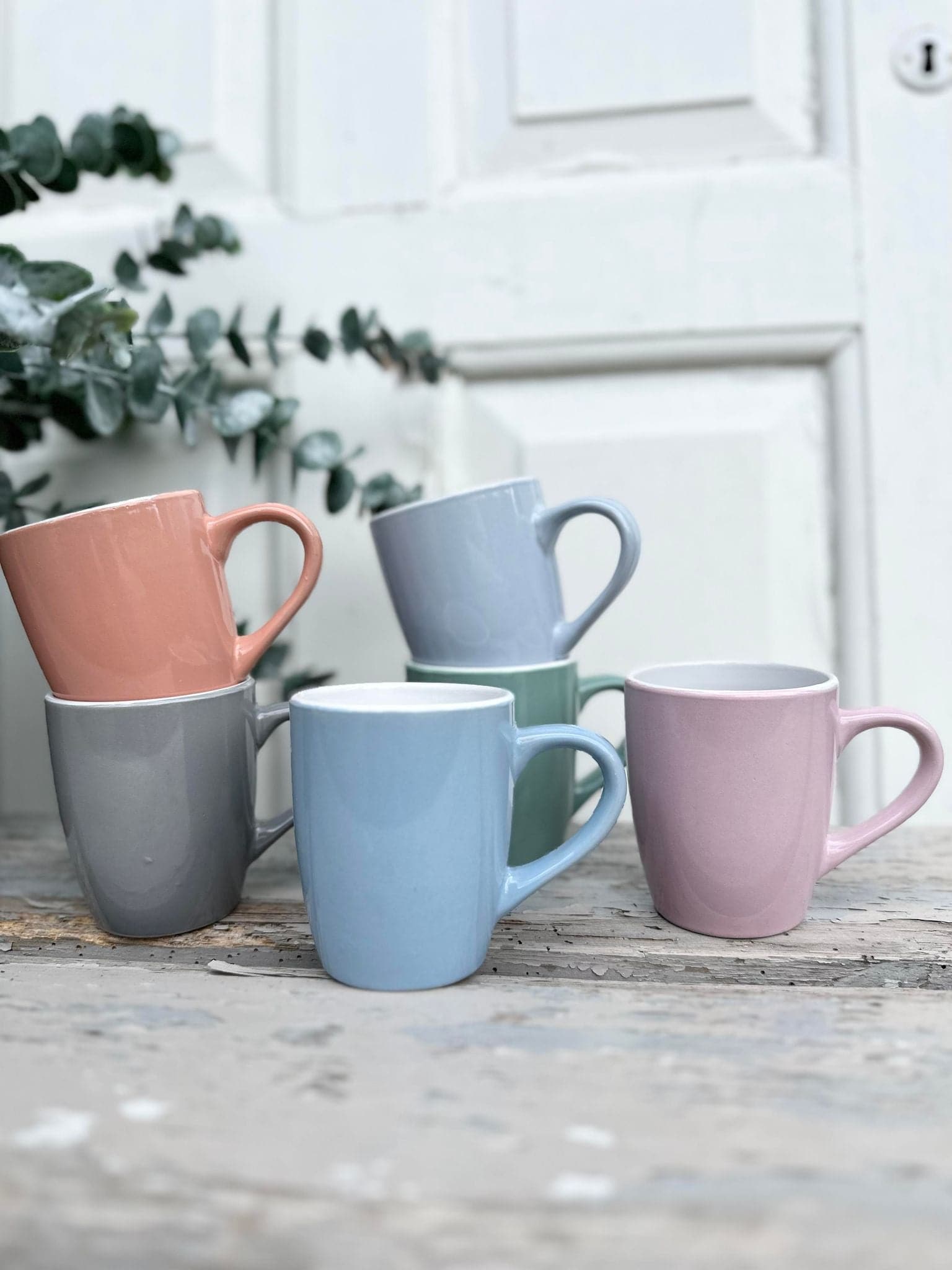 Krus 6 stk - Duset pastel mix – VIAMAJA