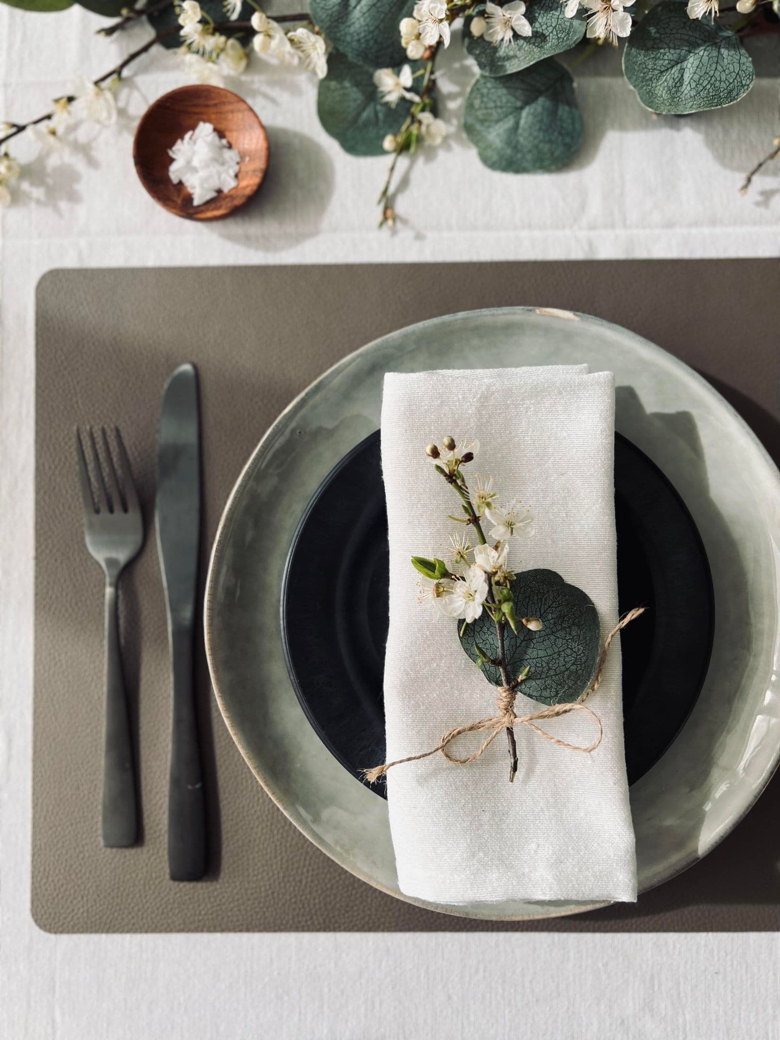 Mundserviet - Nordic White 40x40 – VIAMAJA