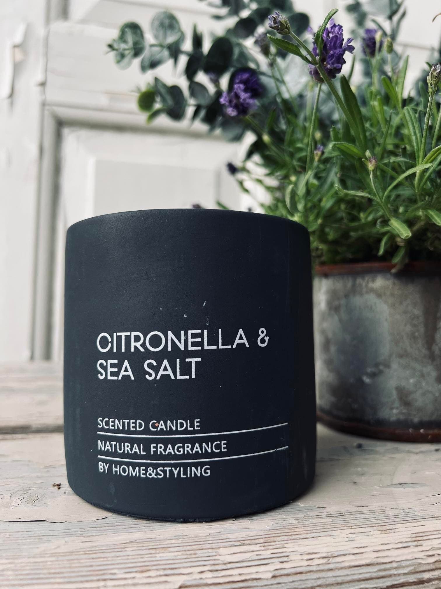Myggelys - Citronella & Sea salt - Sort – VIAMAJA