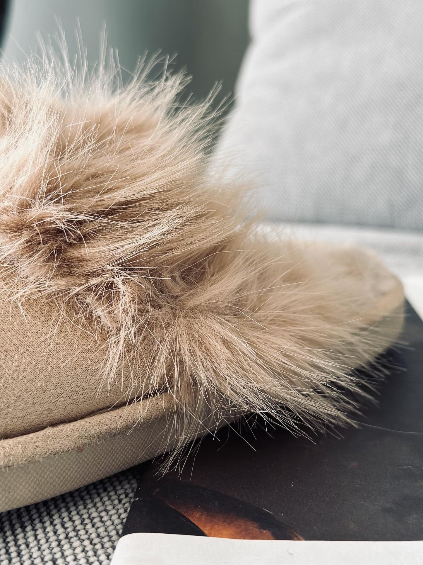 Hjemmesko - Lys Beige – ruskind, ensfarvet – VIAMAJA