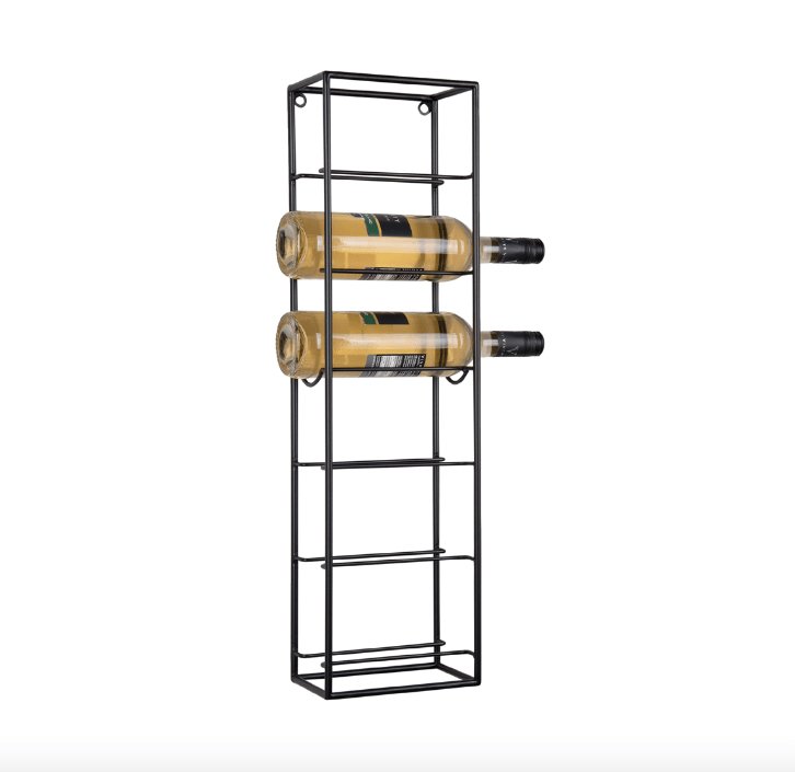 Vinreol i sort metal – VIAMAJA